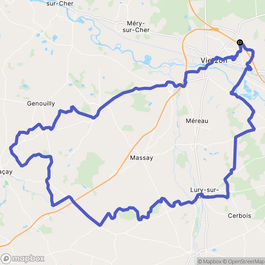 Randonnée à vélo vivifiante dans Vierzon et ses environs