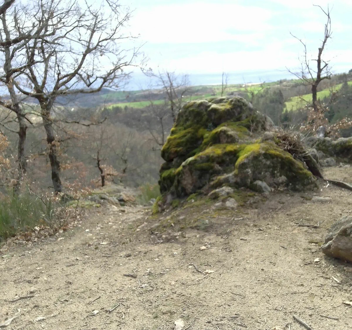 Les gorges de la Daronne depuis Deyras