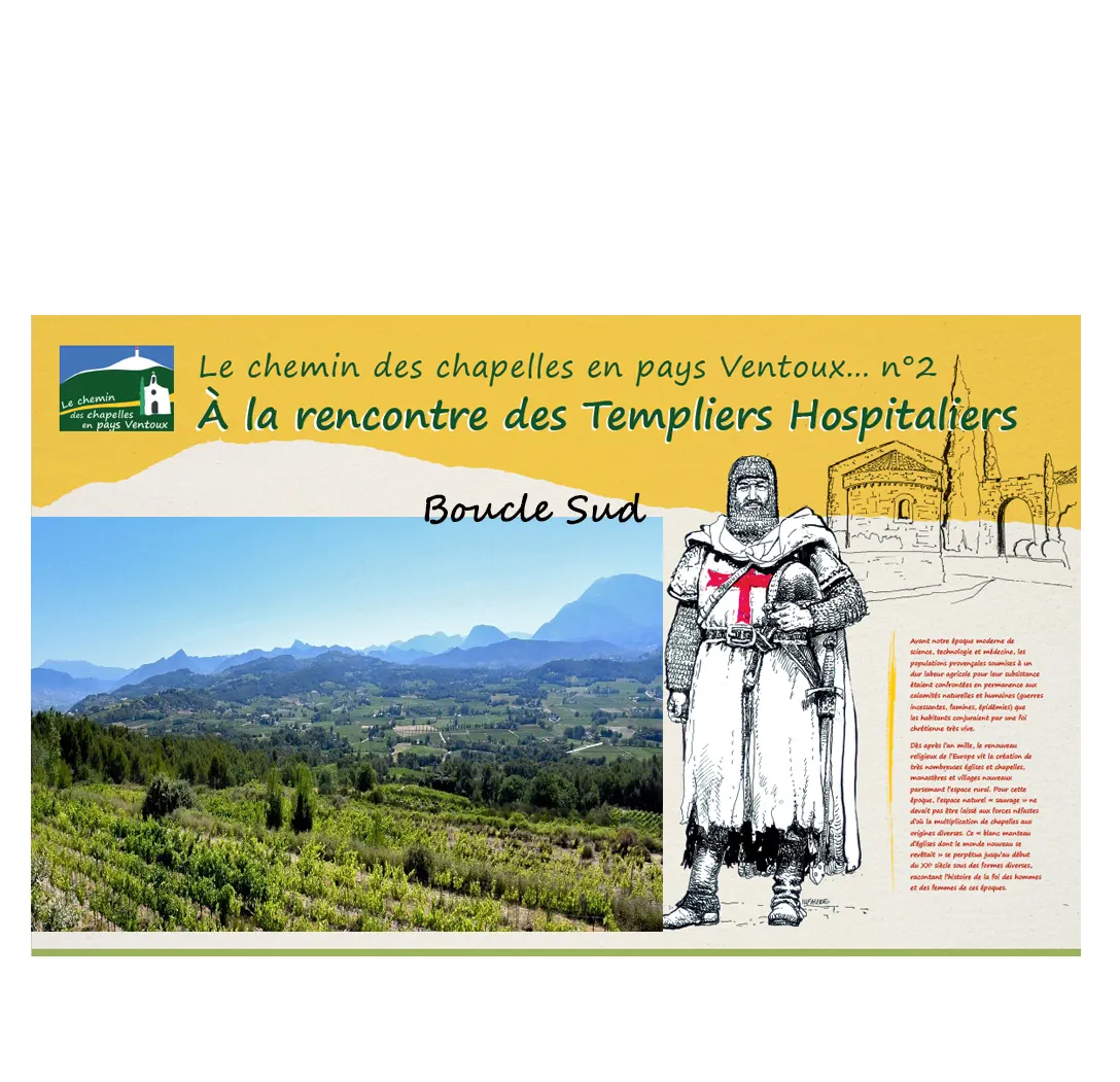 A la rencontre des Templiers Hospitaliers - boucle Sud