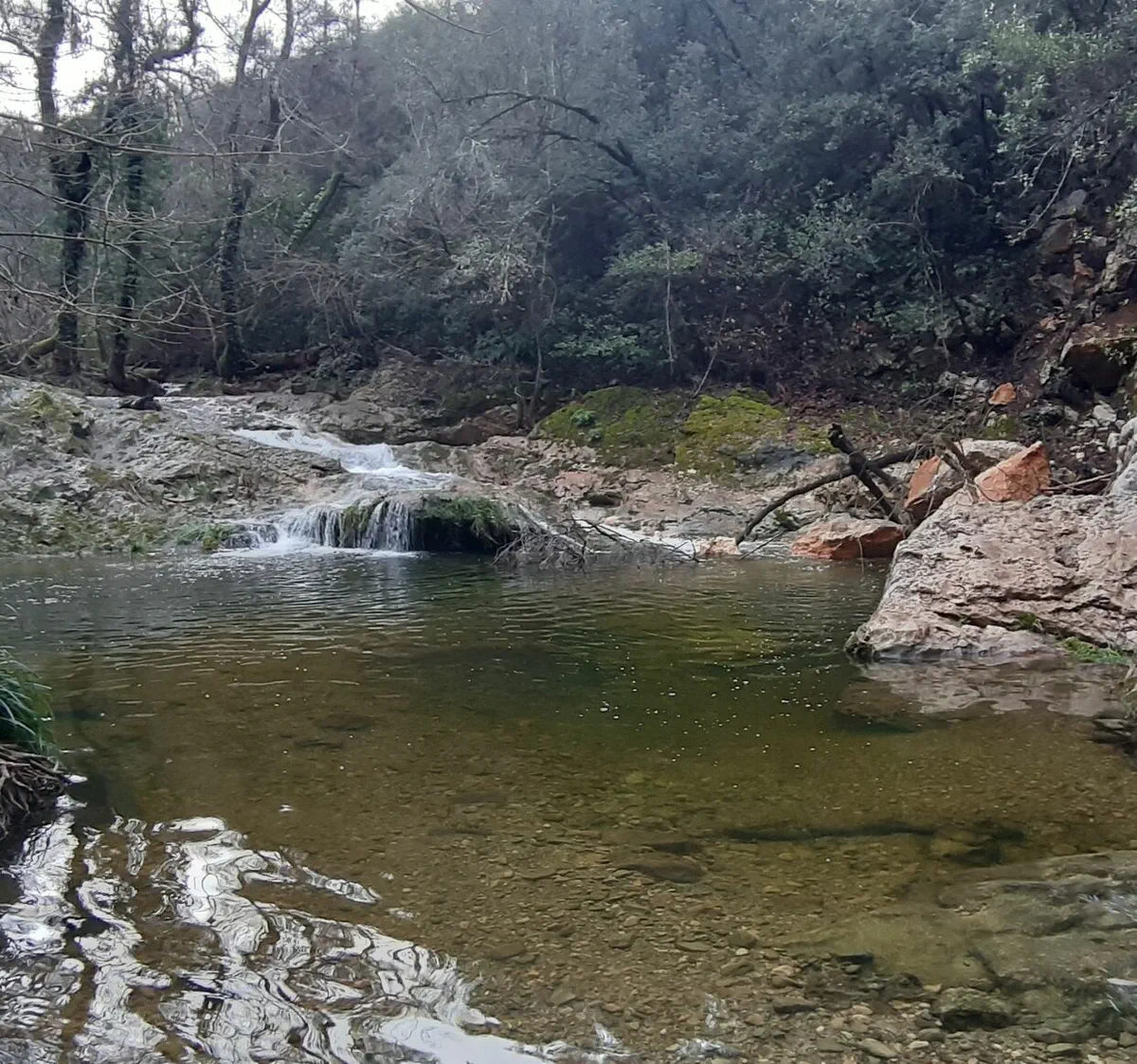 Le long de la Brague et Cascade du Bruguet
