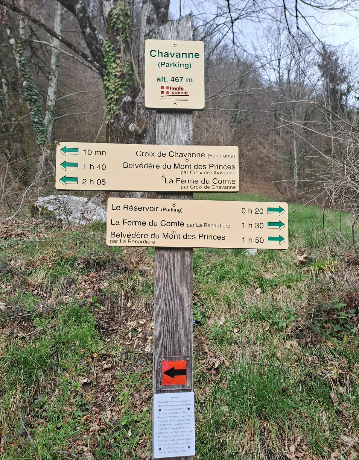 Marche aà la Croix de Chavanne