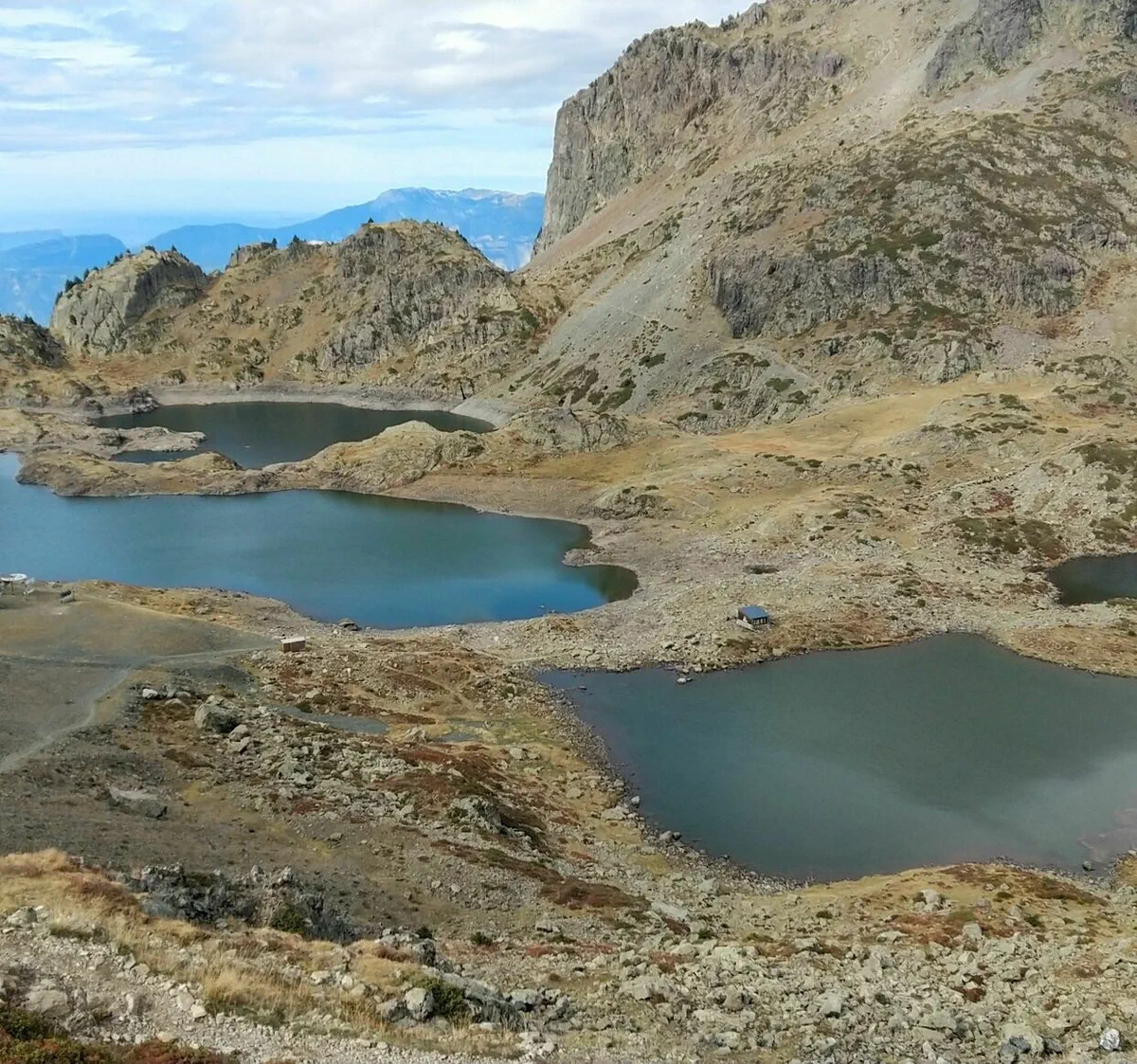 Tour des lacs Achard et Robert