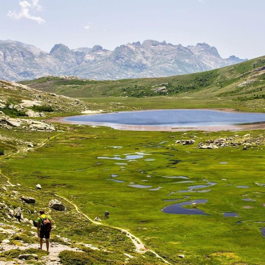 Deux randos au lac de Creno