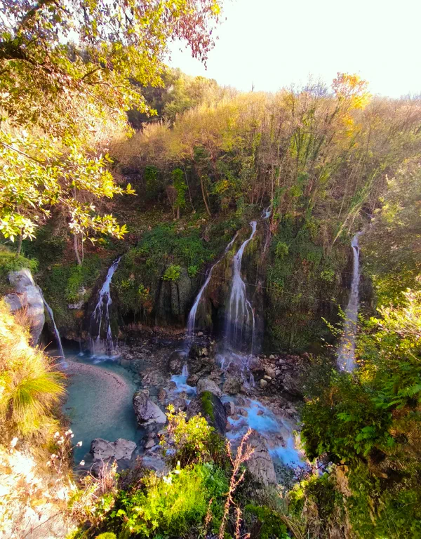 Cascade de Courme et Saut du Loup le long du Canal de Foulon