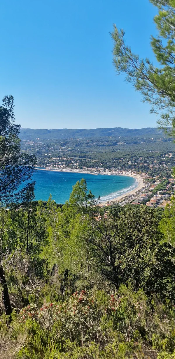 La Dune de sable à Saint-Cyr-sur-Mer, par la Gâche
