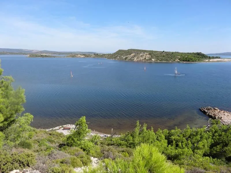 Tour du Grand Salin de Sigean et nature figée