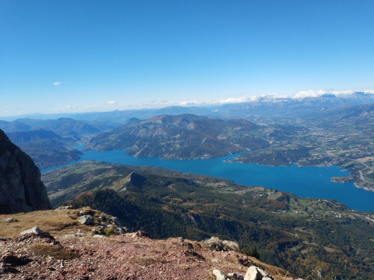 Ascension du pic de Morgon et panorama sur Serre-Ponçon