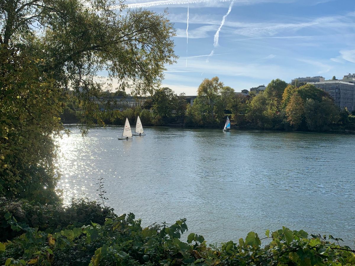 Le Pecq à Chatou, le long de la Seine