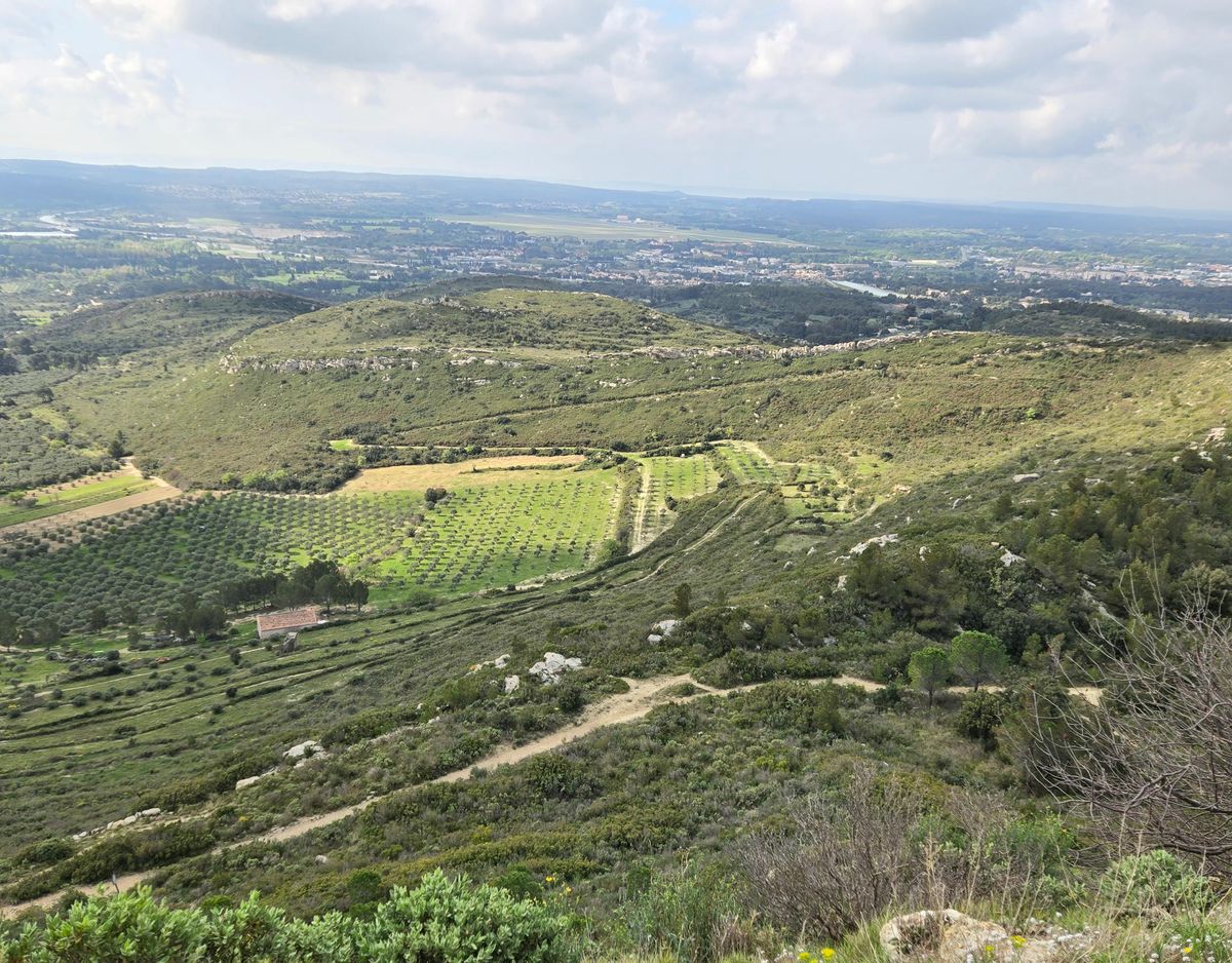 Vigie de Sainte Croix, depuis Aurons