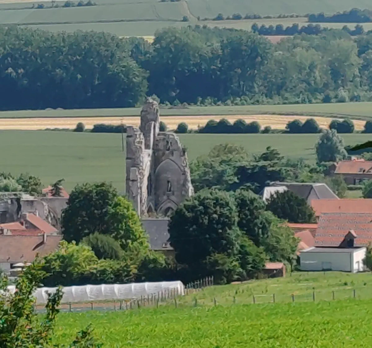 Randonnée dans les collines de l'Artois